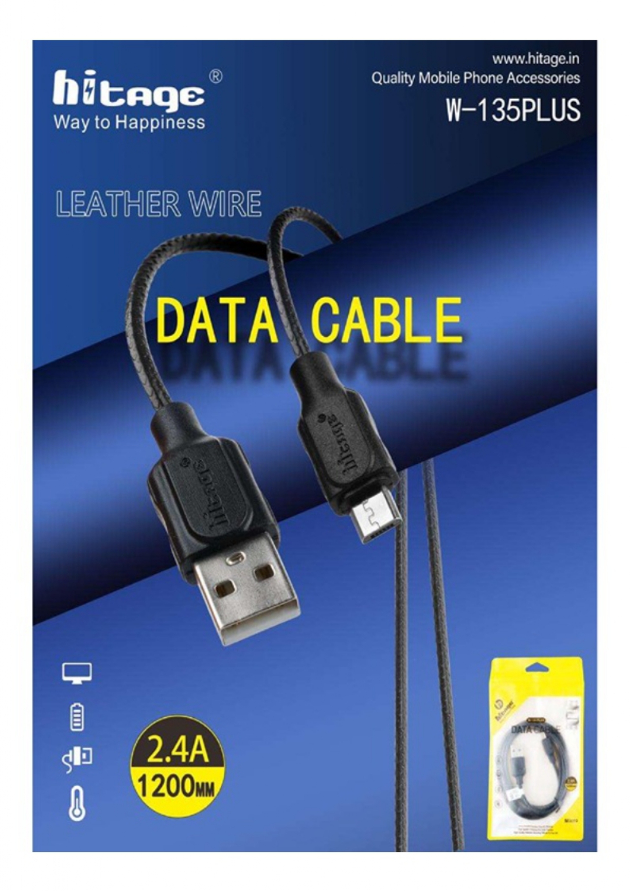 Hitage W-135+ Data Cable